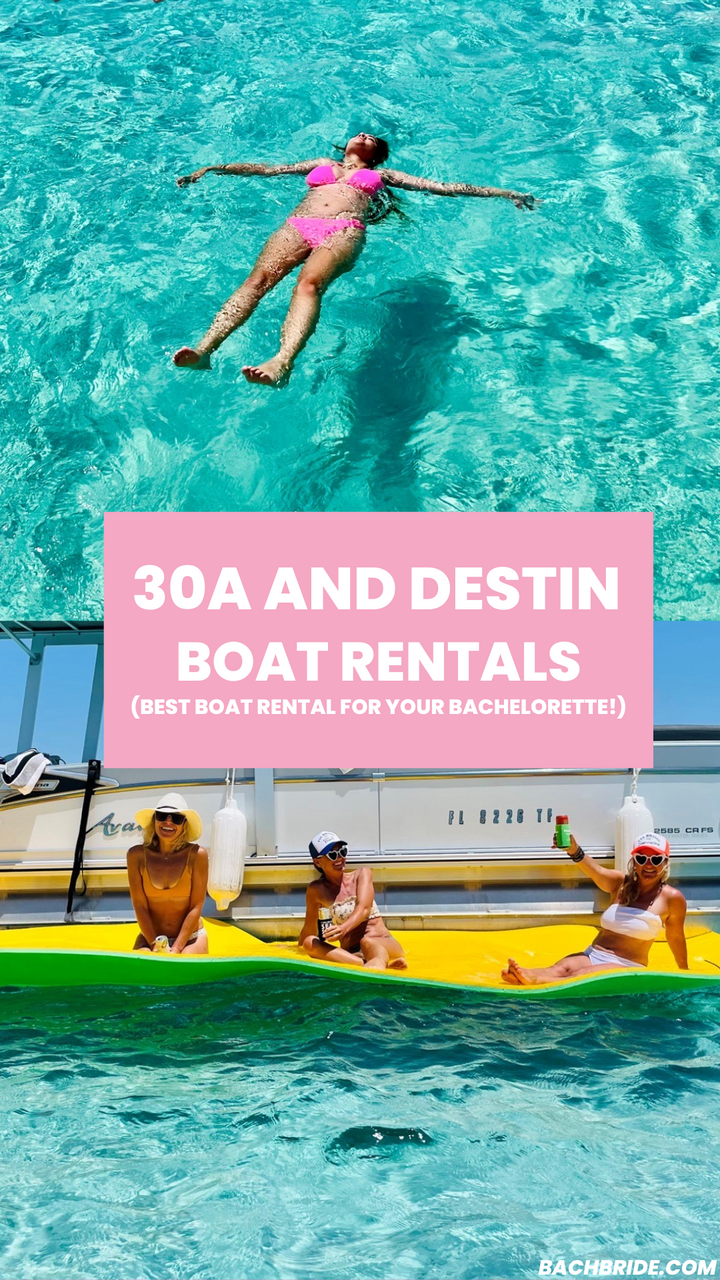 30A Boat Rentals: 30A and Destin bachelorette party – Bach Bride