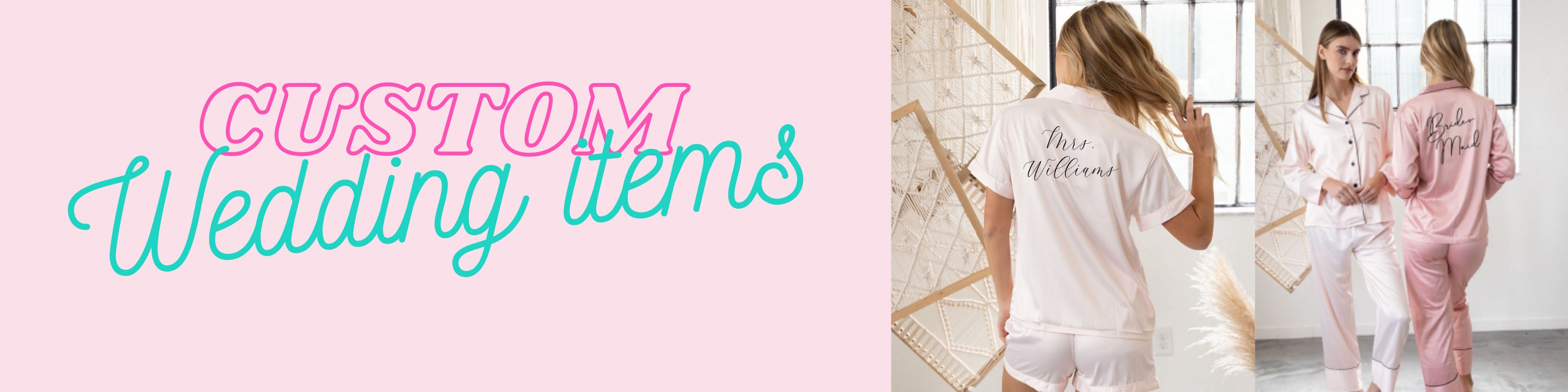 Personalized Wedding Pajamas| Bridal Party PJ's-Bach Bride