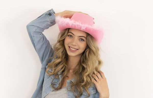 Pink Cowgirl Hat | Bachelorette Party Cowboy Hat - Bach Bride